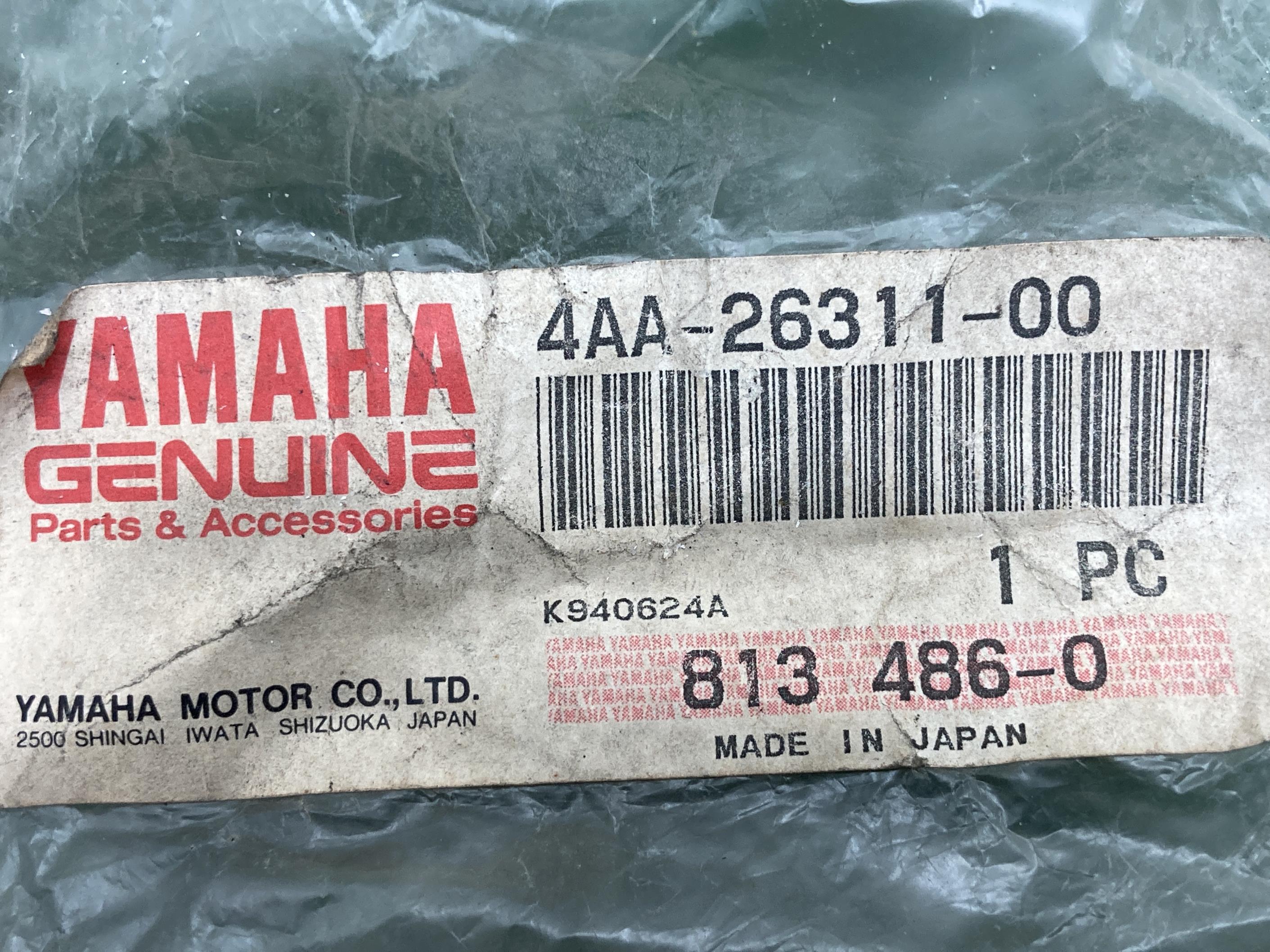 YAMAHA RICAMBI MOTO originali nuovi fuori produzione 4AA-26311-00 EUR ...